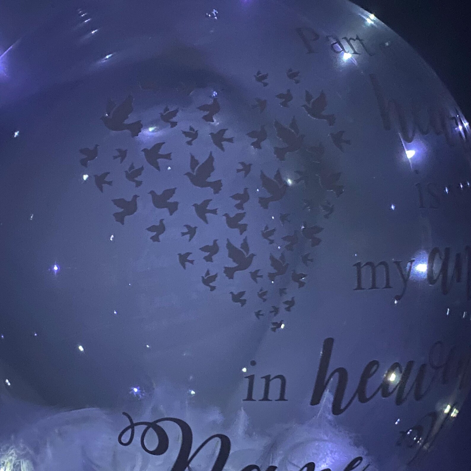 Memorial Balloon Custom Celebration of Life Balloon Part of - Etsy