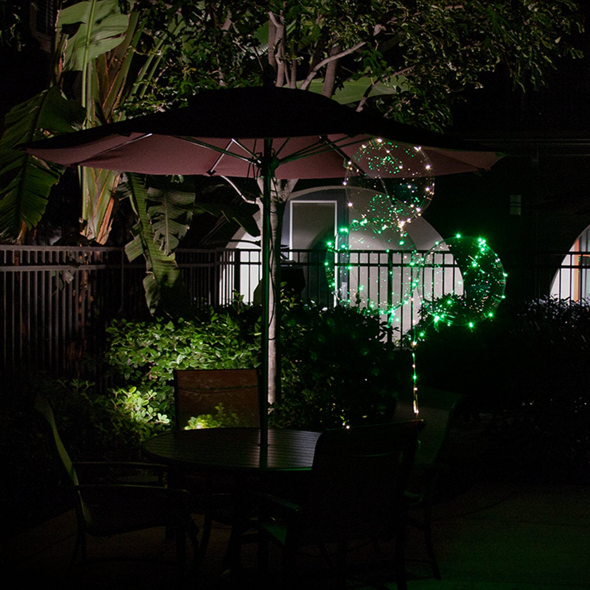 Green LED Balloon 18 Inch Clear Balloon Green LED Lights - Etsy