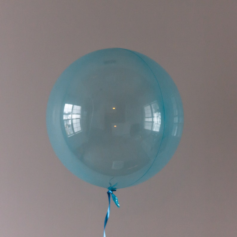 36 Inch Blue Clear Balloons, Clear Balloons, Blue Clear Balloons ...