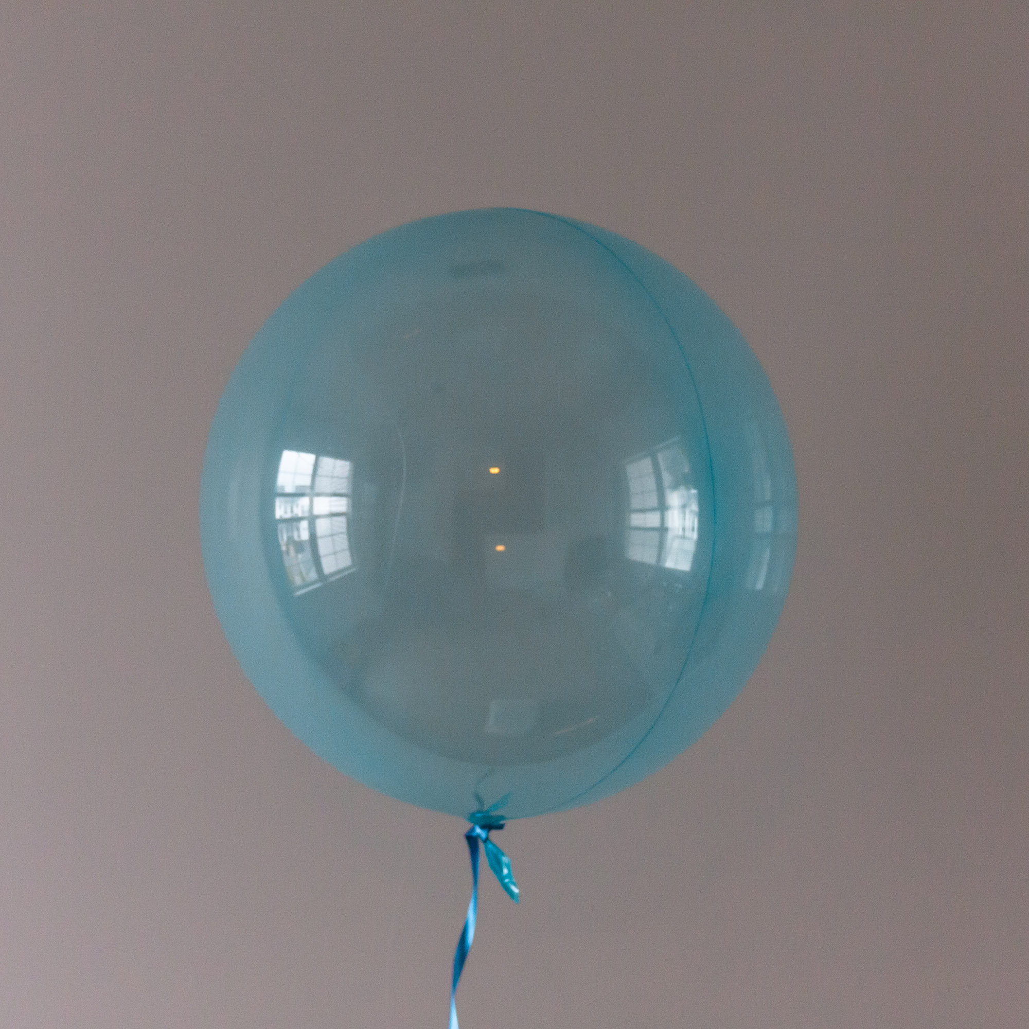 Clear Balloons Blue Clear Balloons Bubble Balloons Round | Etsy