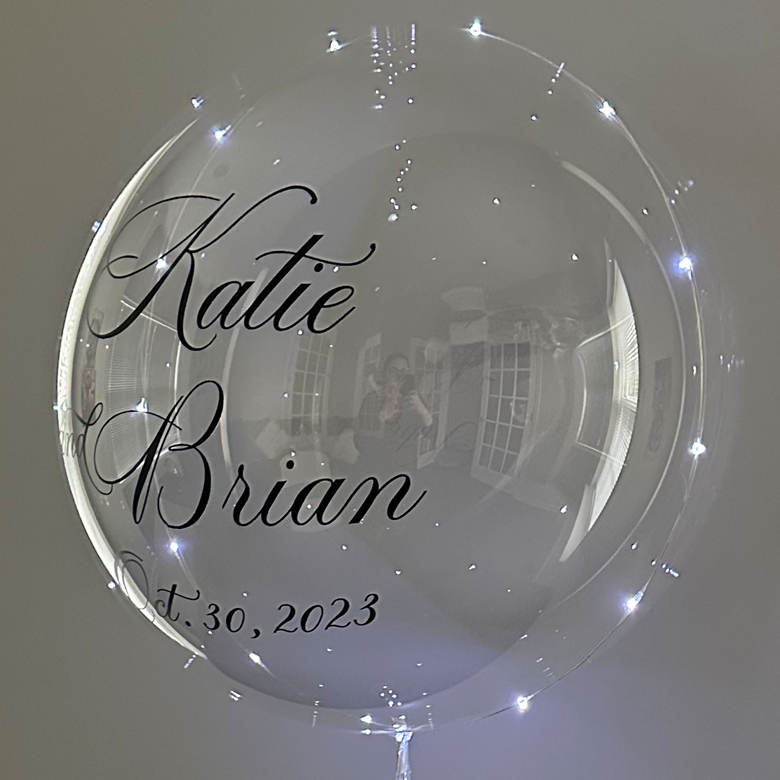 Save the Date Balloon, Wedding Centerpiece, Future Bride and Groom Name ...