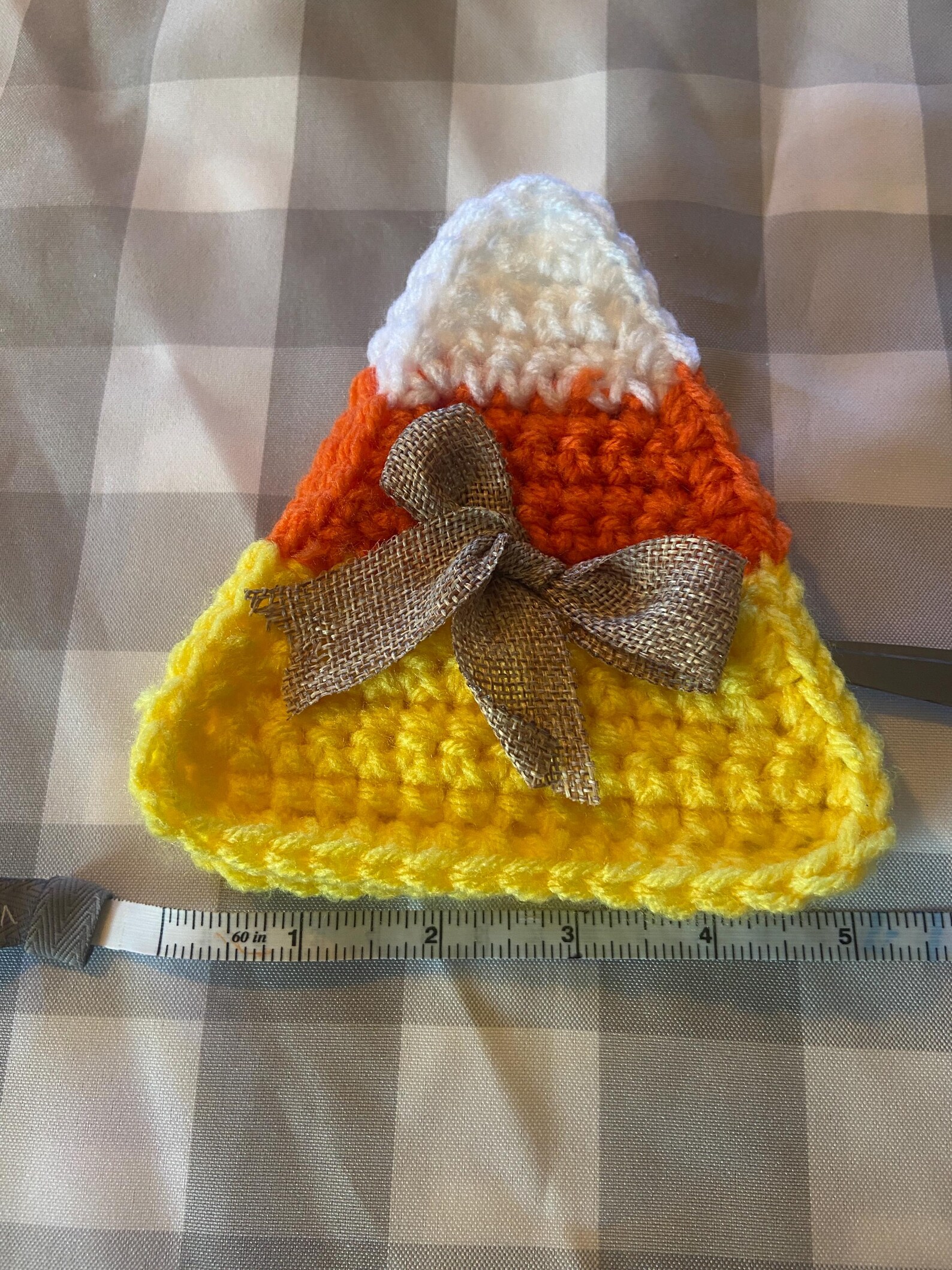 Candy Corn Coasters set of 4 Hand Crocheted - Etsy