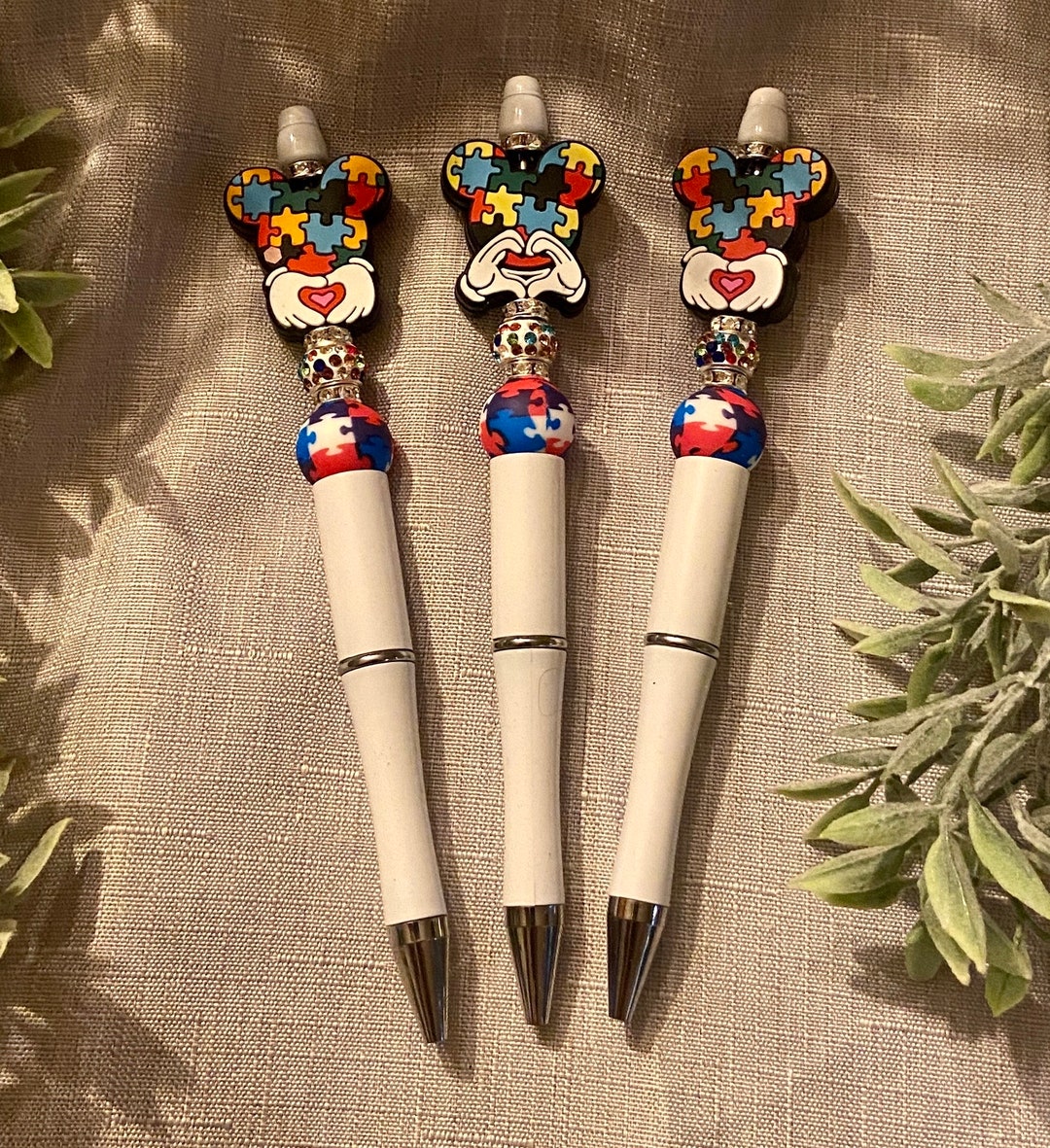 Mickey Mouse Autism Awareness Pen - Etsy