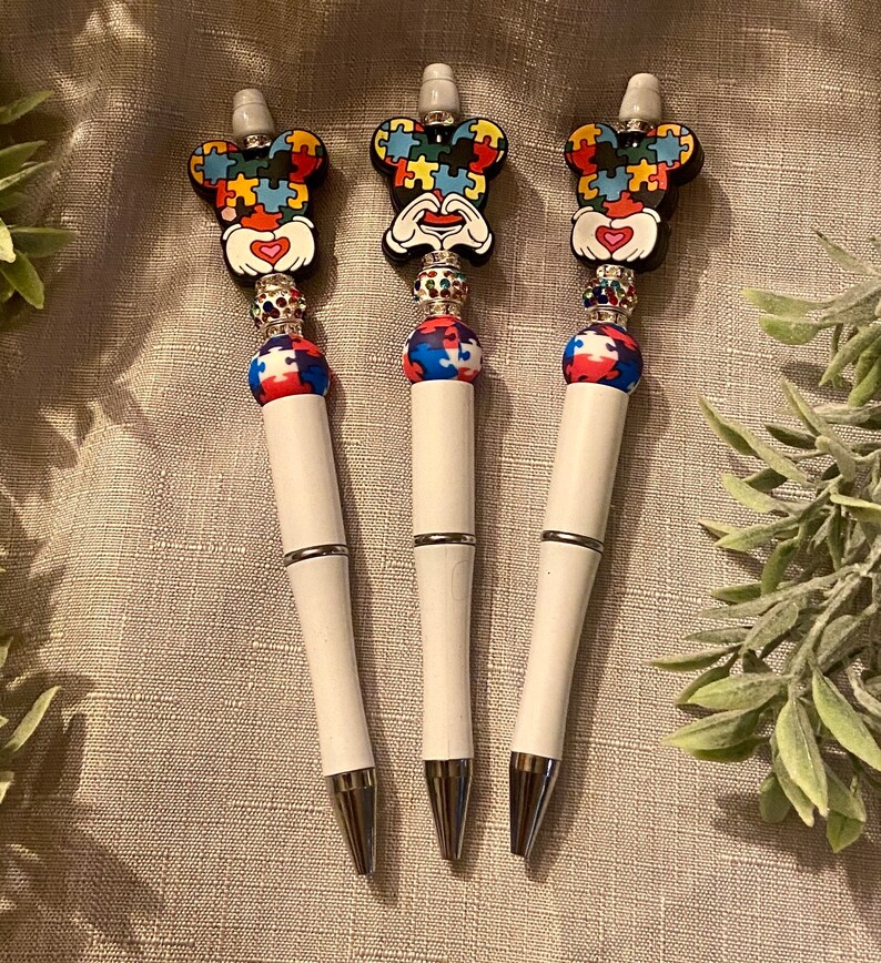 Mickey Mouse Autism Awareness Pen - Etsy