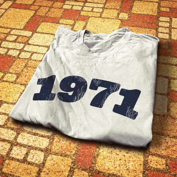 1971 Birthday Shirt - Etsy