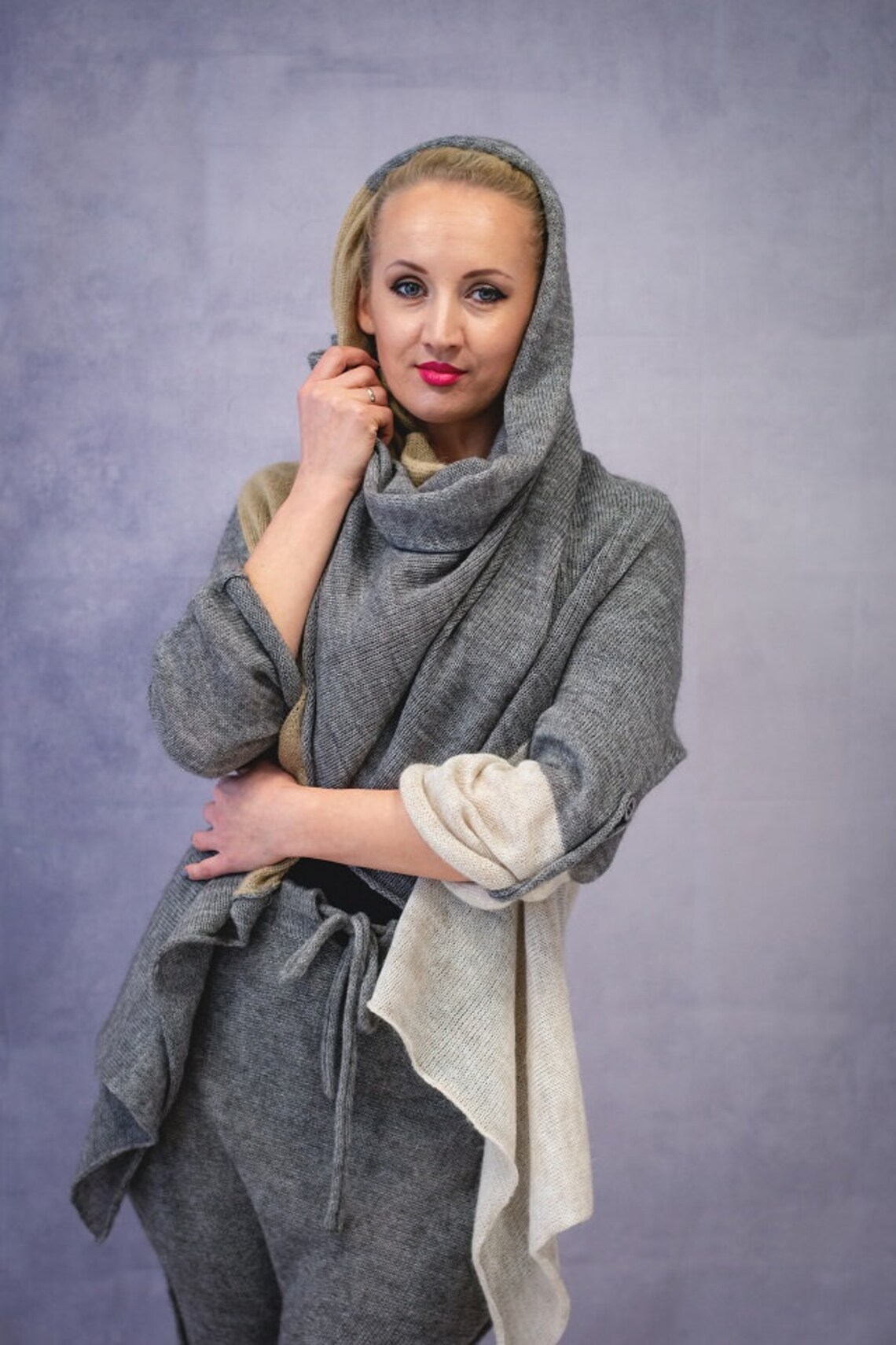 Three Colors Cardigan, Over Sized Cardigan, Two Length Cardigan ...