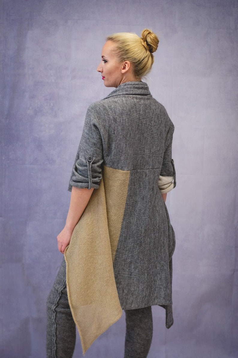 Three Colors Cardigan, Over Sized Cardigan, Two Length Cardigan ...