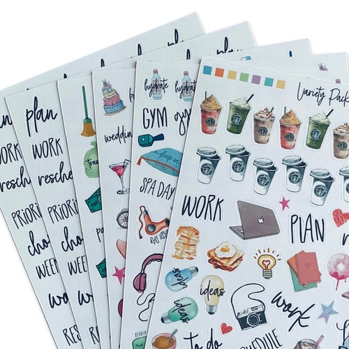 Tiny Star Dot Planner Stickers Colorful Mini Dot Planner | Etsy
