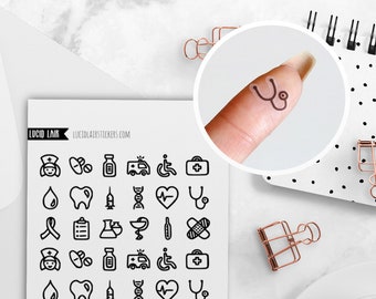 Medical stickers | Etsy