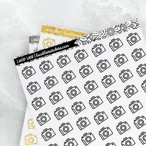 Camera Stickers | Clear Stickers, DSLR Camera Stickers, Instagram ...