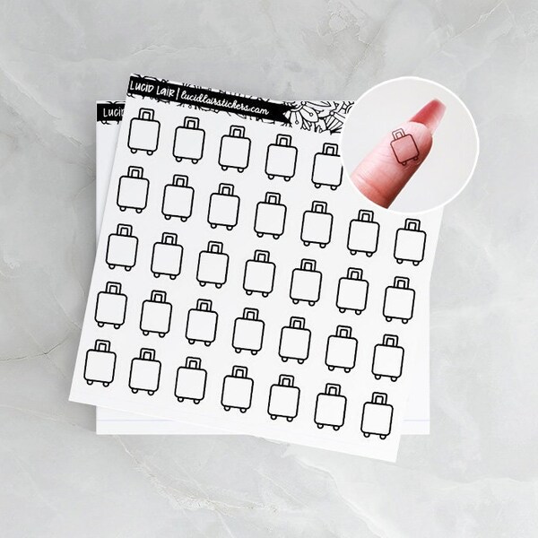 Airport Luggage Stickers - Etsy