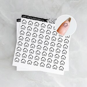 House Stickers | Rent Due Planner Stickers, Clear Mortgage Stickers ...