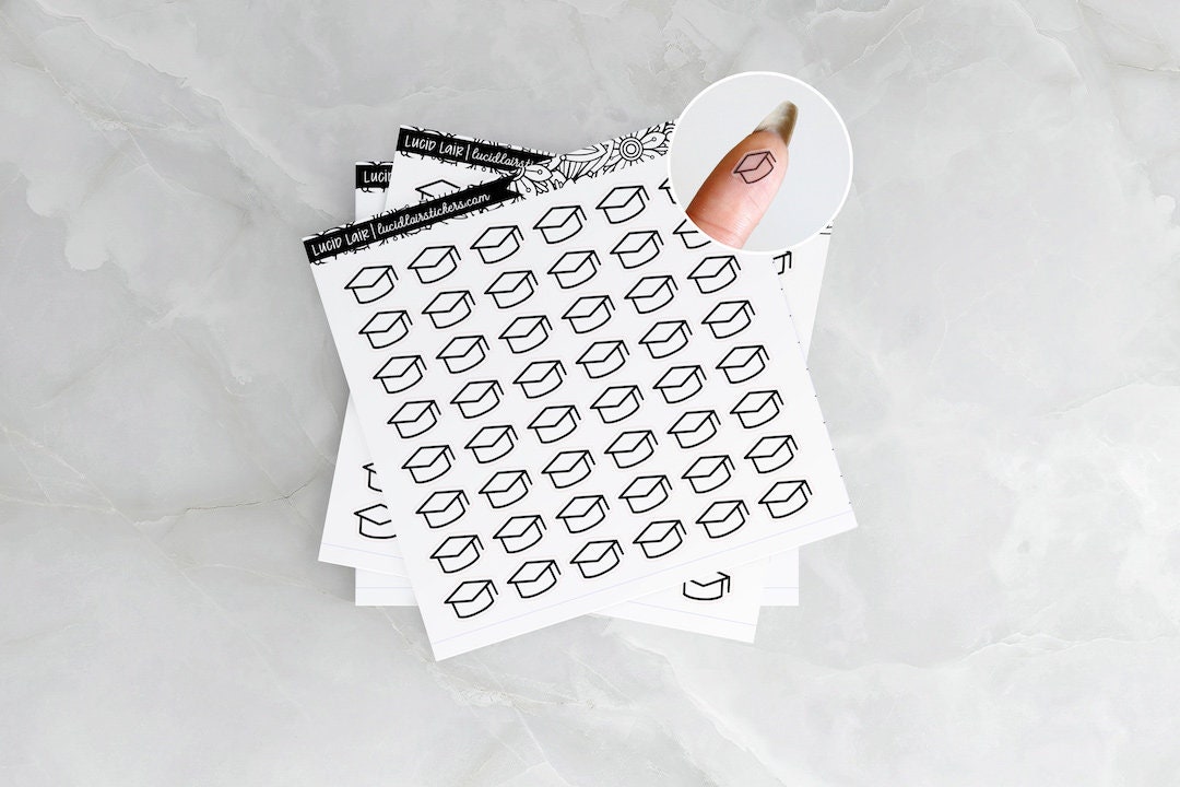 Academic Stickers Study Stickers Book Stickers Clear | Etsy