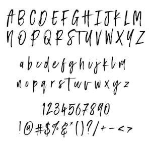 Custom Word Stickers - Font 1 | Mini Clear Stickers, Calligraphy ...