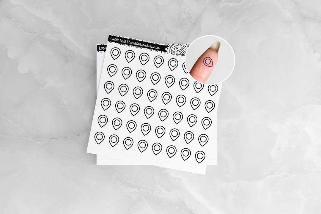 Location Stickers Map Stickers Flight Stickers Clear - Etsy