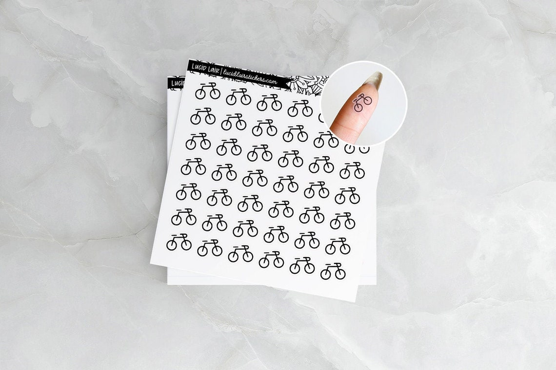 Bike Stickers | Clear Stickers, Bullet Points, Fitness Sticker, Bicycle ...