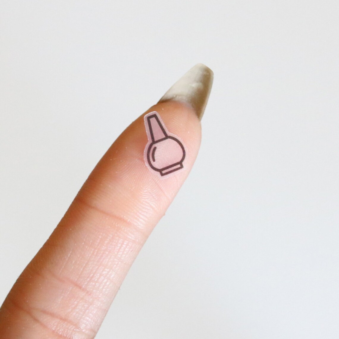 Nail Polish Stickers Clear Stickers Bullet Points Beauty - Etsy
