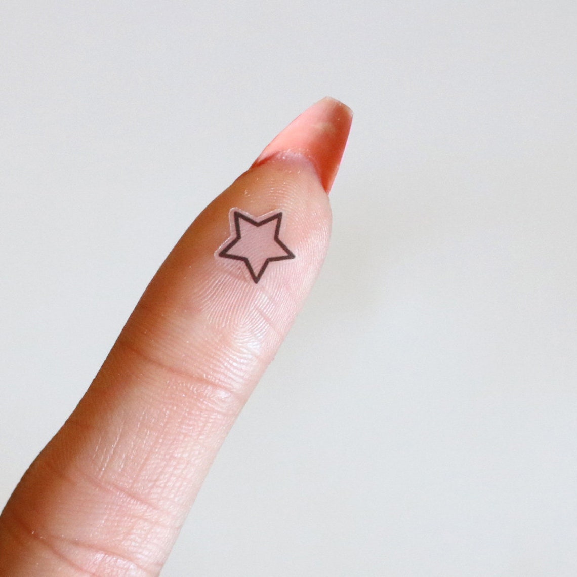 Mini Star Stickers Clear Stickers Tiny Star Stickers | Etsy