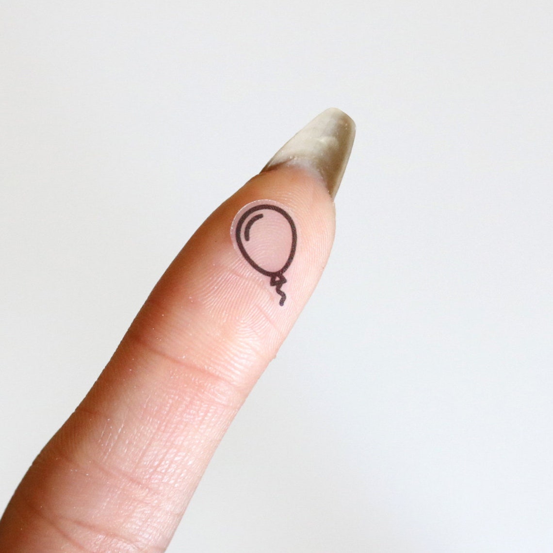 Balloon Stickers Clear Stickers Bullet Points Balloons | Etsy