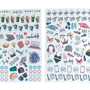 Variety Sticker Pack | Cute Sticker Pack, Mini Clear Stickers, Variety ...
