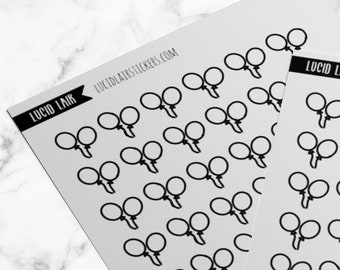 Balloon Stickers Clear Stickers Bullet Points Balloons | Etsy