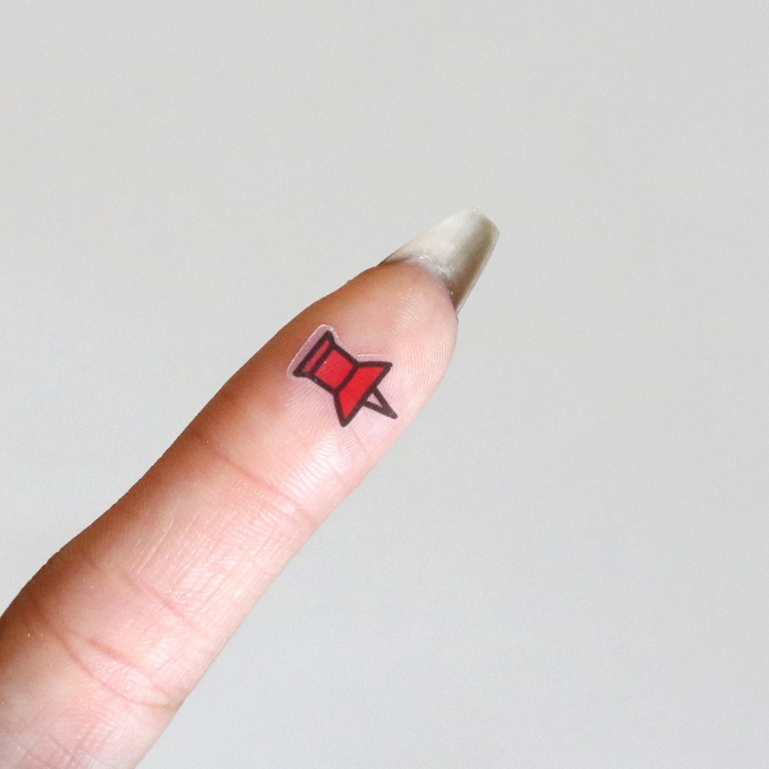 Push Pin Stickers | Remember Stickers, to Do Stickers, Note Stickers ...