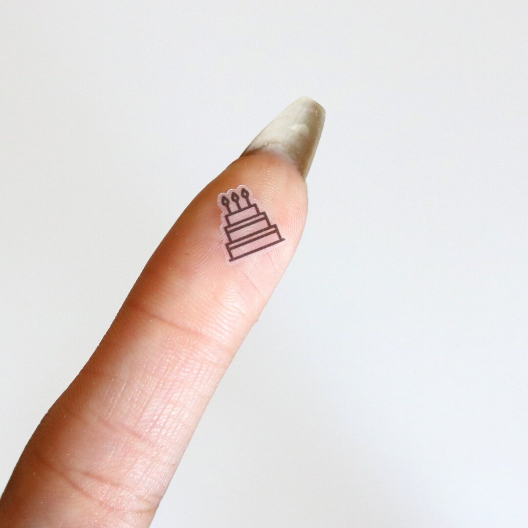 Cake Planner Stickers | Clear Stickers, Bullet Points, Birthday ...