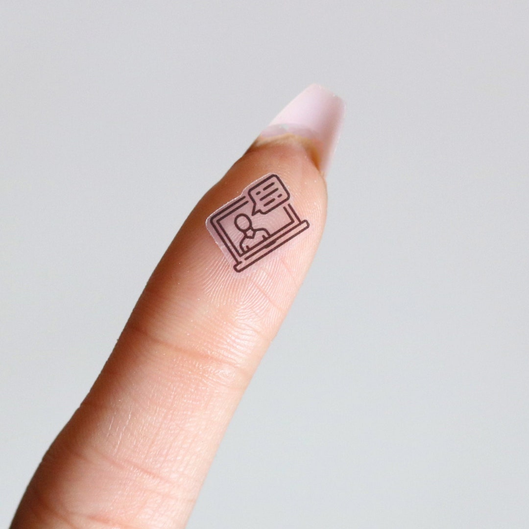 Video Chat Stickers | Clear Stickers, Bullet Points, Call Stickers ...