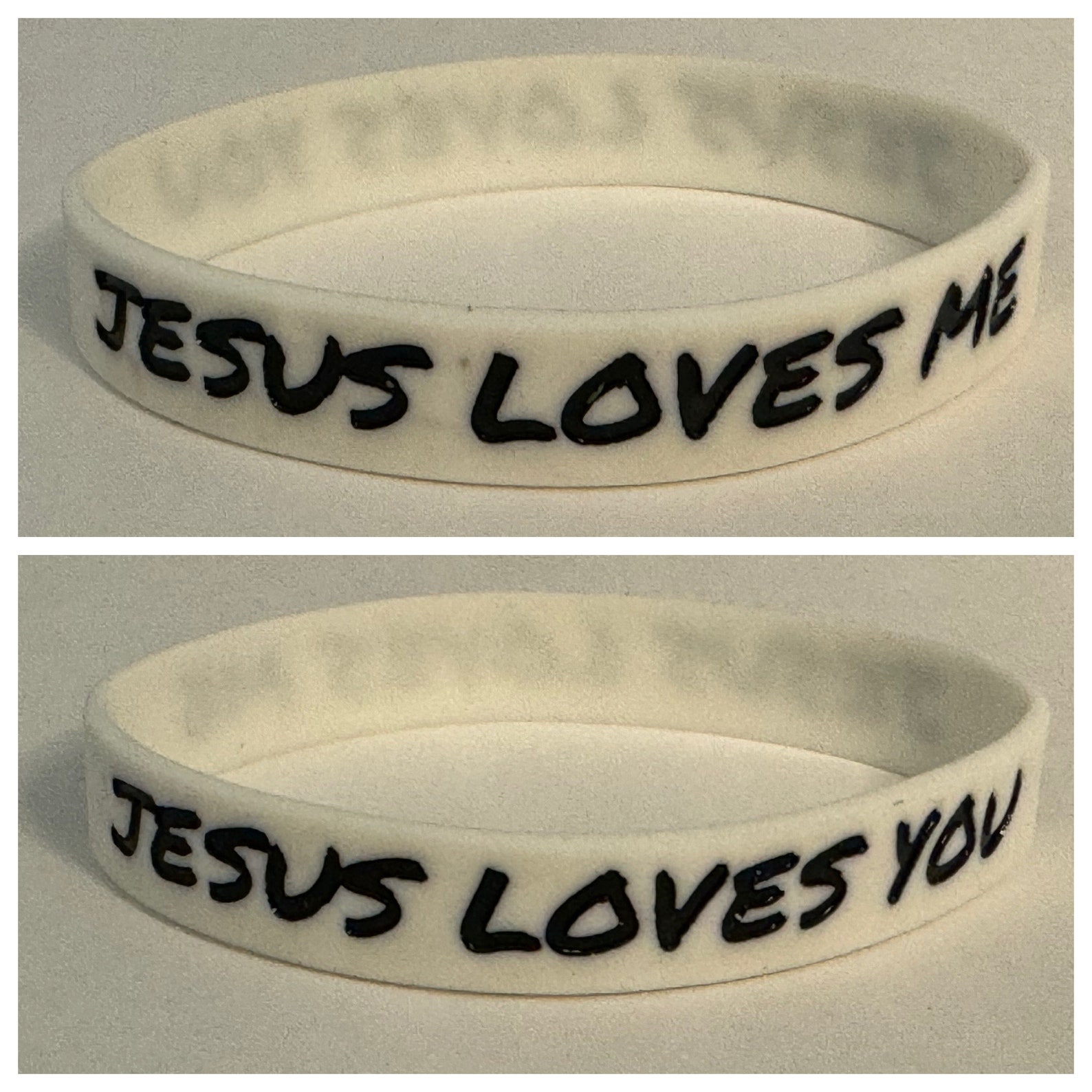 Jesus Loves You Jesus Loves Me CHRISTIAN WRISTBAND Jesus God Bible ...