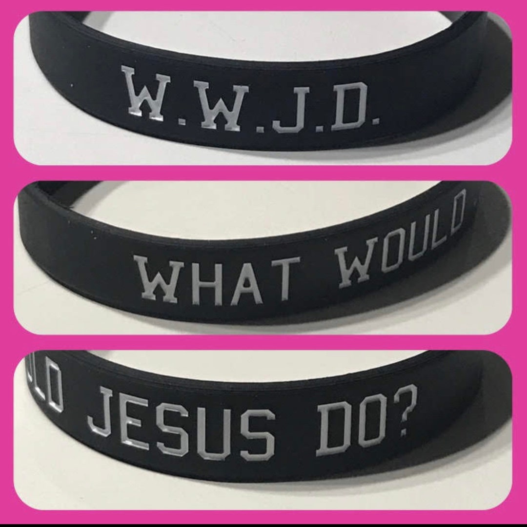 WWJD - What Would Jesus Do? - W.W.J.D. CHRISTIAN WRISTBAND - Jesus God ...
