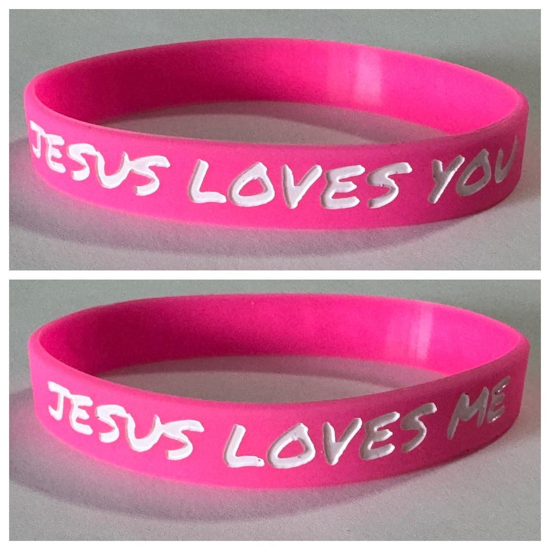 Jesus Loves You - Jesus Loves Me - CHRISTIAN WRISTBAND - Jesus God ...