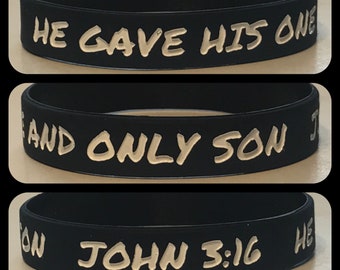 John 3 16 Bracelet | Etsy