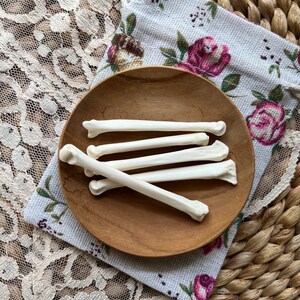 Mini Travel Bone Throwing Set Yes or No / Crystals / Animal Bones / Osteomancy / Bone Reading ...