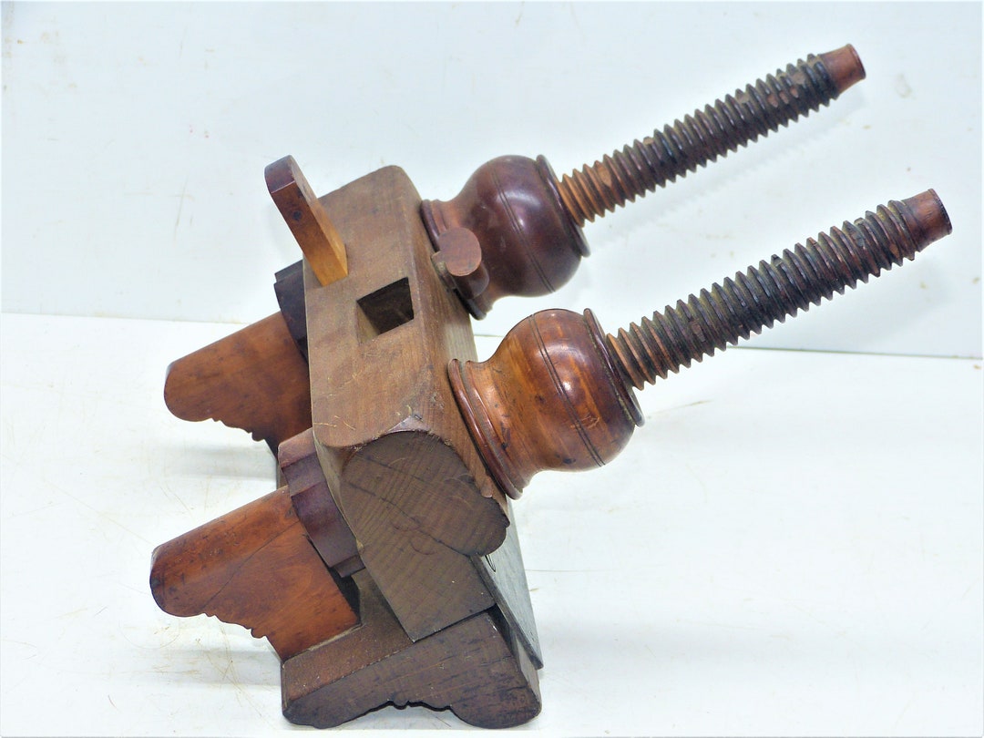 Vintage M Copeland & Co Screw Arm Wooden Plow Plane - Etsy