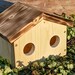 Winter Birdhouse - Roost Box - Mini Birdhouse - Bird Perch - Chickadee ...