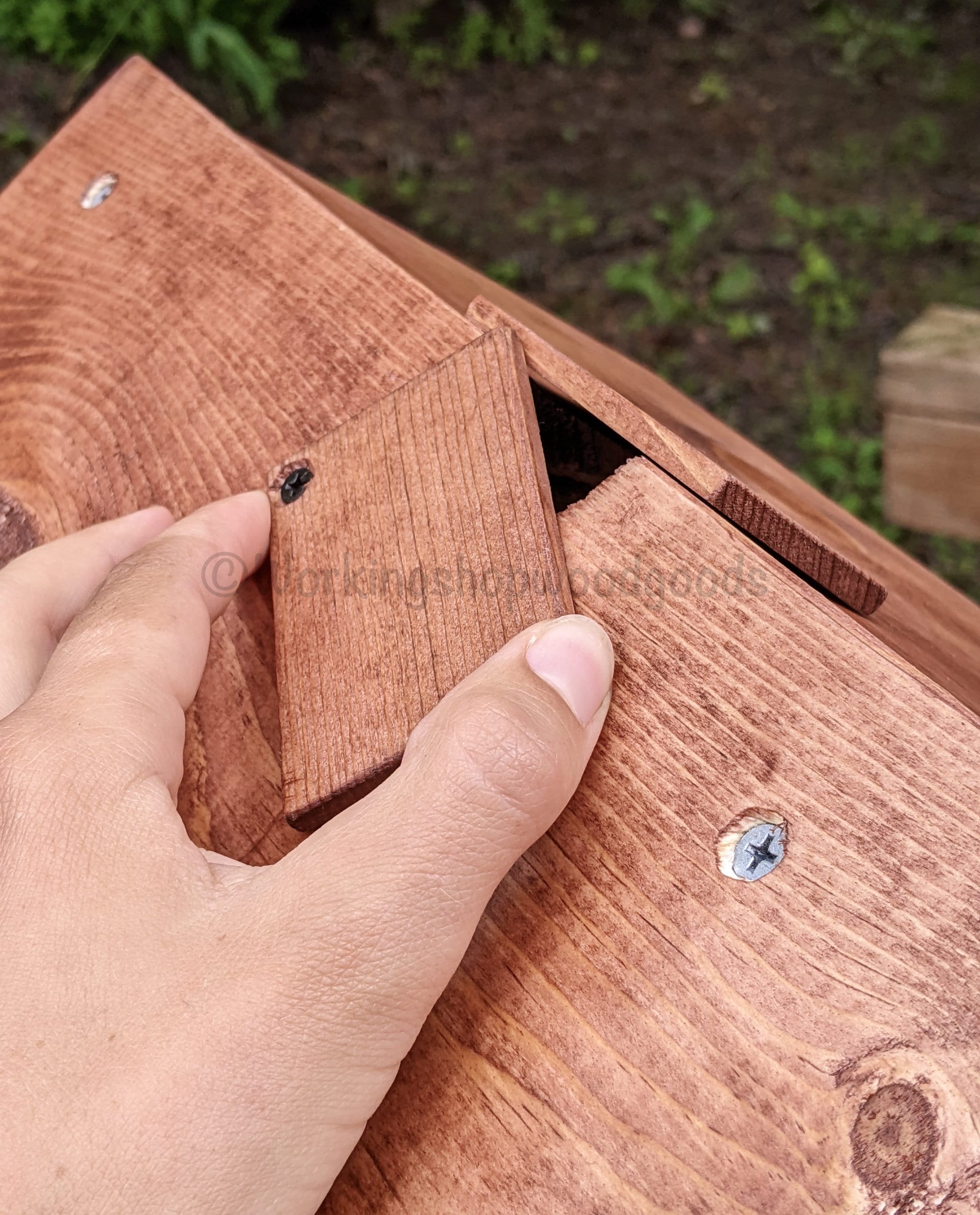 Cabin Birdhouse With HD CAMERA Birdhouse With Front Porch Birdhouse Chirp Cam Nest Box for Birds ...