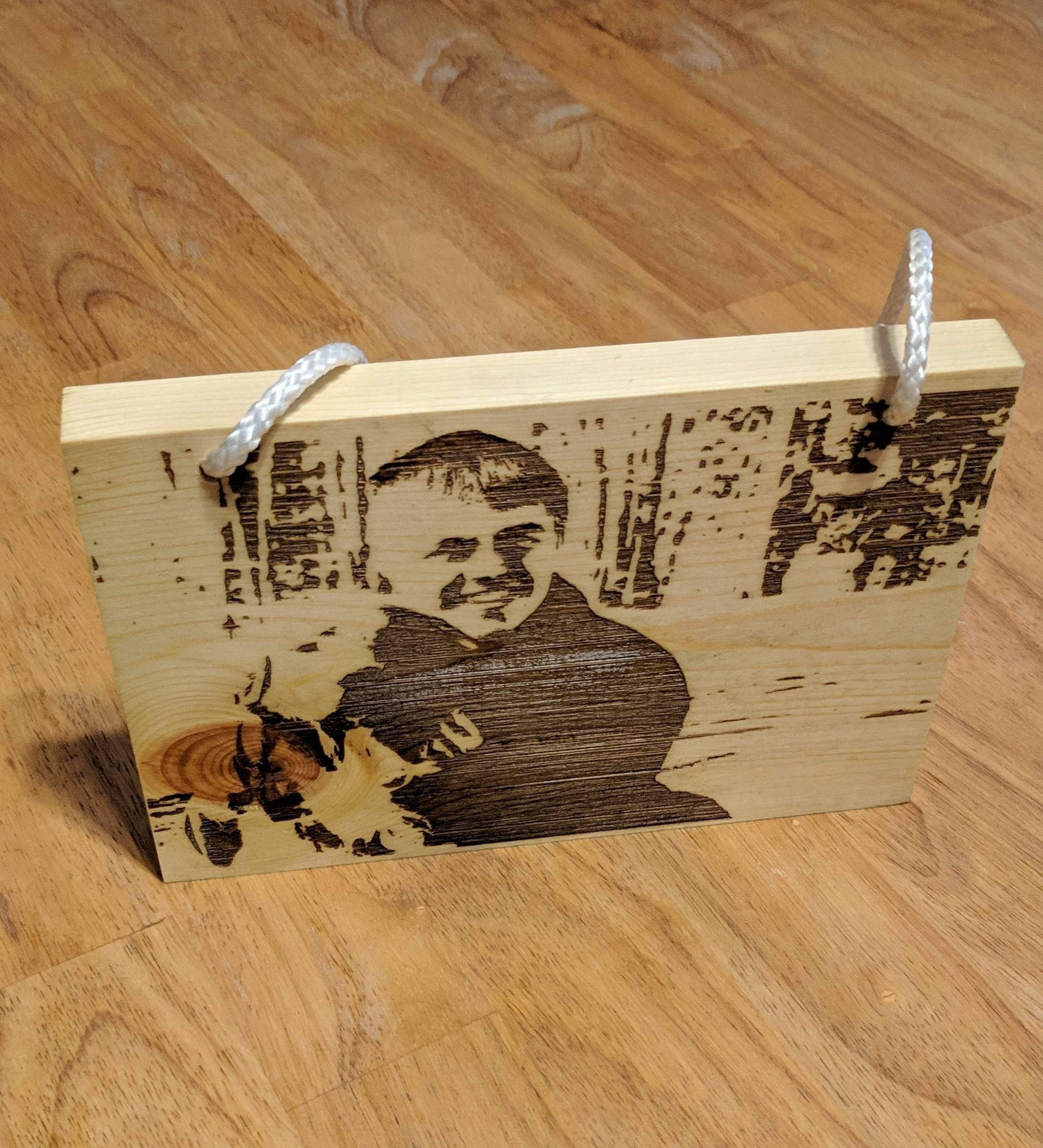 Wood Picture Laser-wood Burn Picture-custom Laser Wood - Etsy