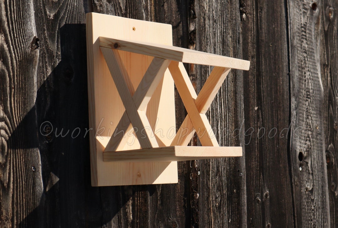 Robin Nest Shelf - Nesting Box - Bird Box - Birdhouse for Robins ...