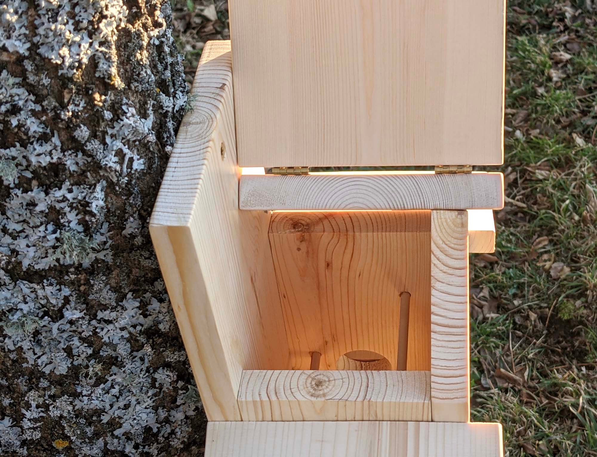 Dual Roost Box - Winter Birdhouse - Nest Box - Bluebirds - Chickadees ...