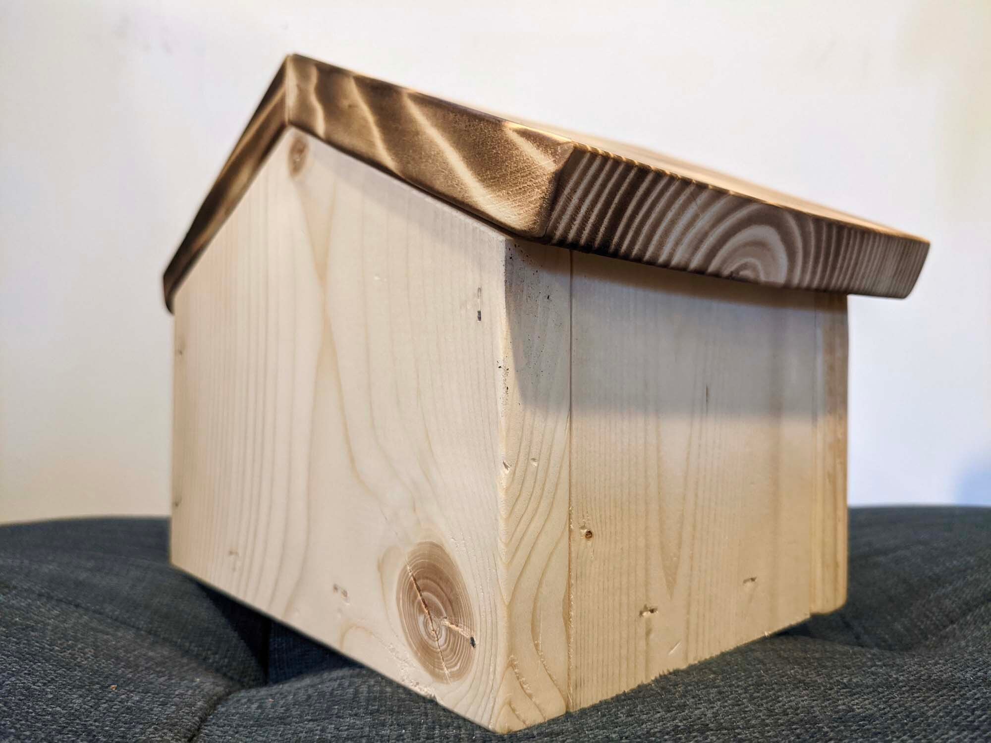 Winter Birdhouse - Roost Box - Mini Birdhouse - Bird Perch - Chickadee ...