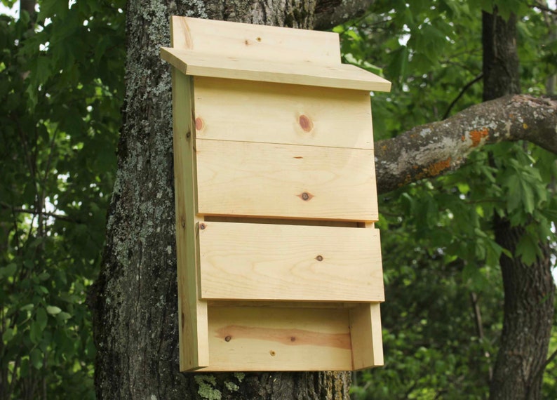 Three Chamber Bat House-bat House for Outdoors-bat Box-natural Mosquito Trap-handmade Bat House ...