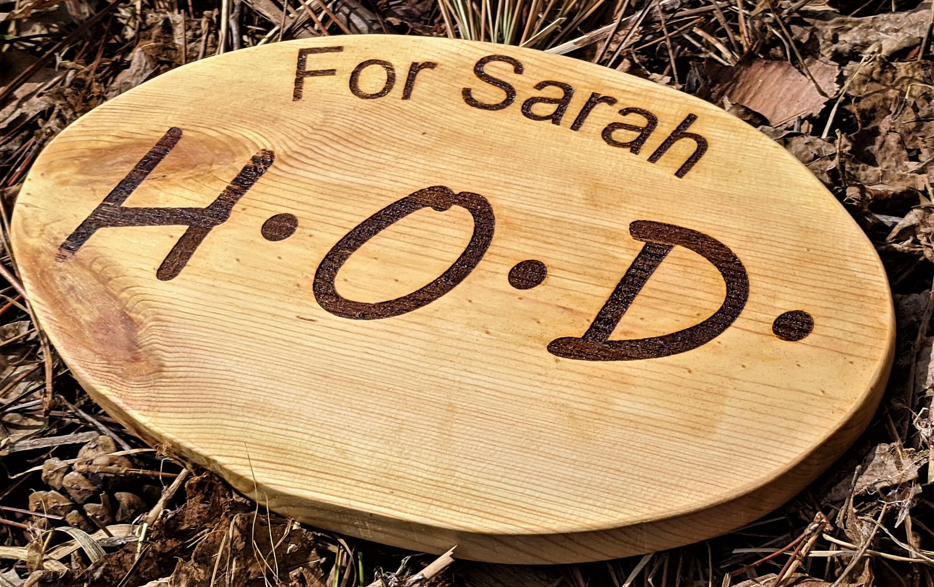 Custom Wood Sign-custom Wood Name Sign-oval Wood Sign-finished - Etsy