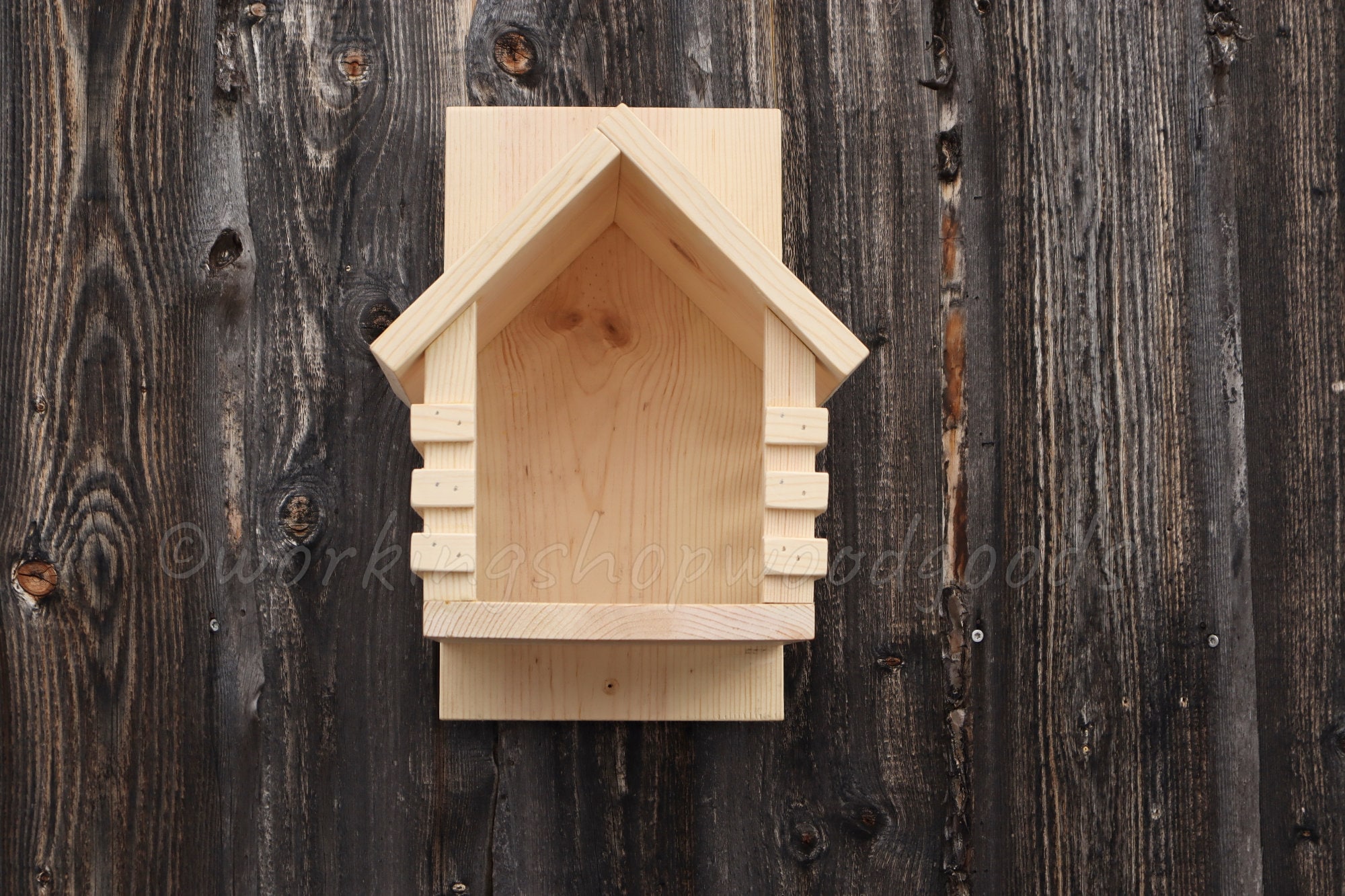 Robin Nest Shelf - Nesting Box - Birdhouse for Robins - Morning Dove ...