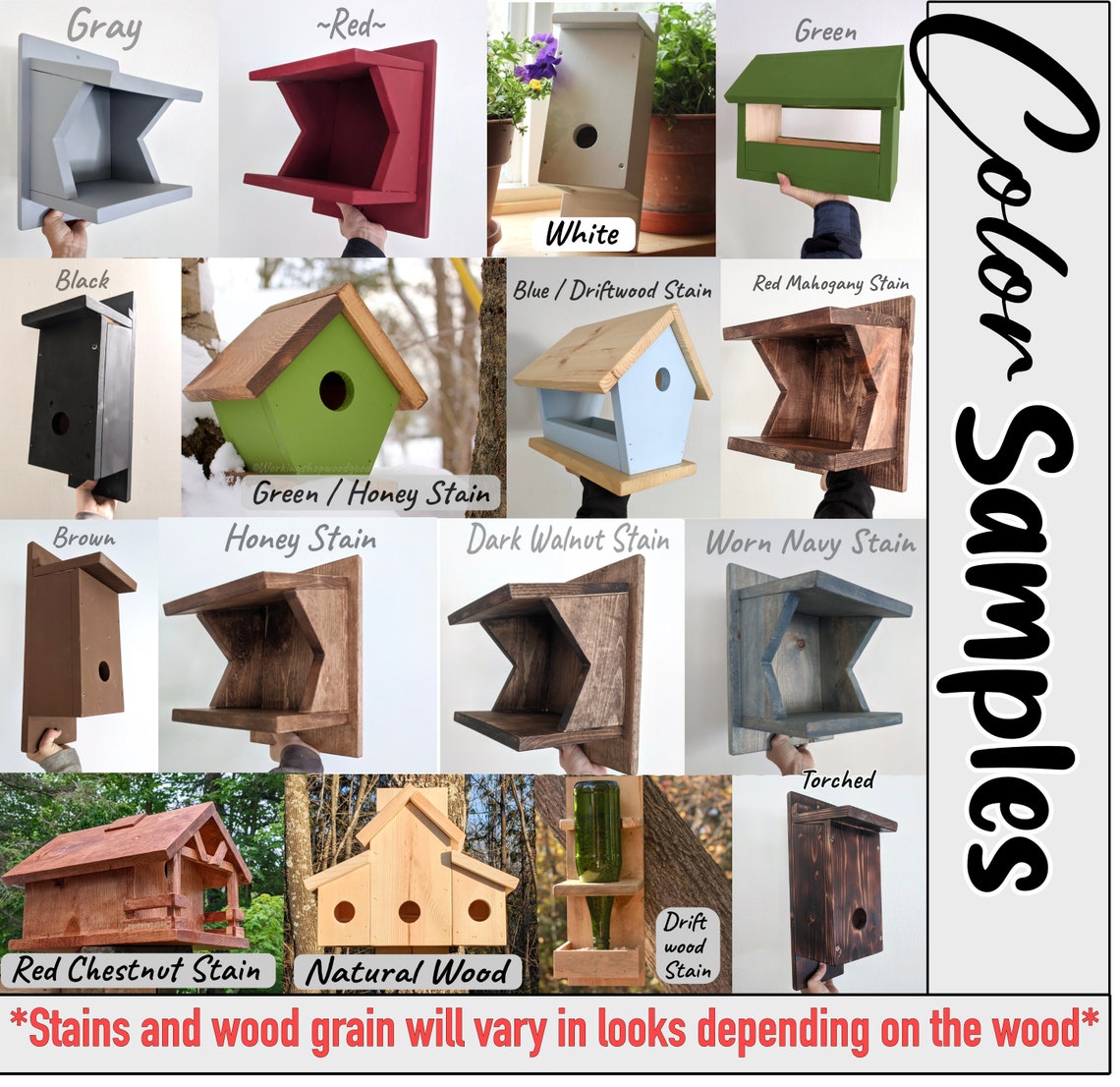 Roosting Box - Winter Roost Box - Nesting Box - Bluebird Birdhouse ...