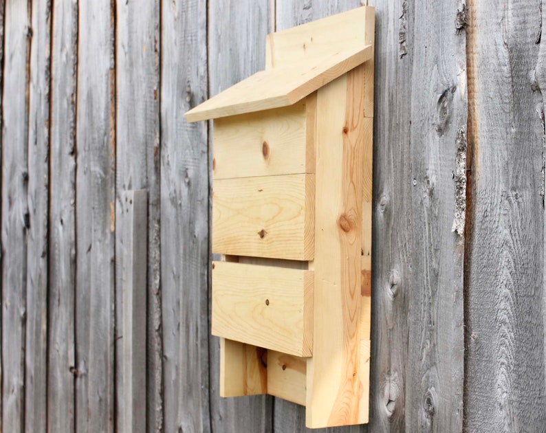 Three Chamber Bat House-bat House for Outdoors-bat Box-natural Mosquito Trap-handmade Bat House ...