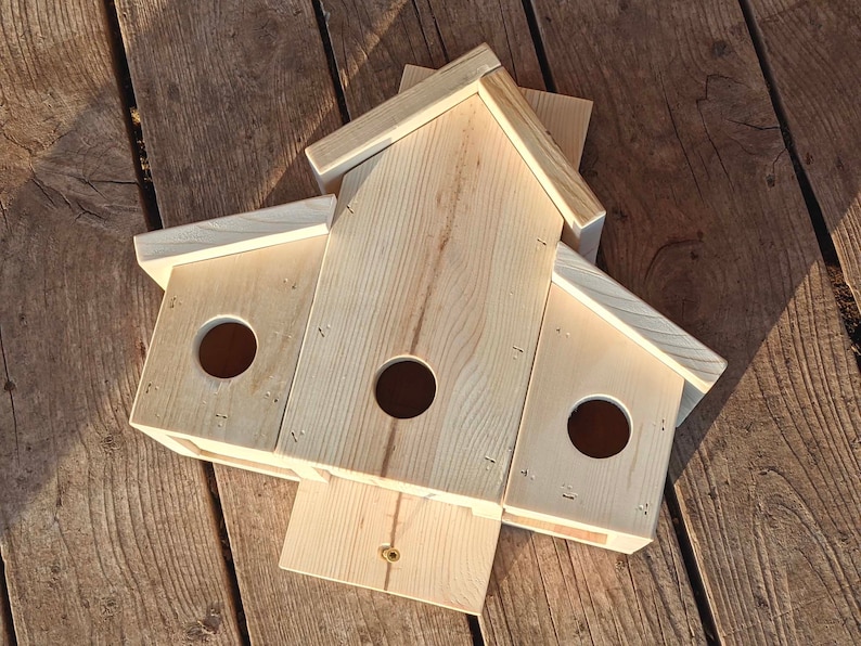 Dual Roost Box - Winter Birdhouse - Nest Box - Bluebirds - Chickadees ...