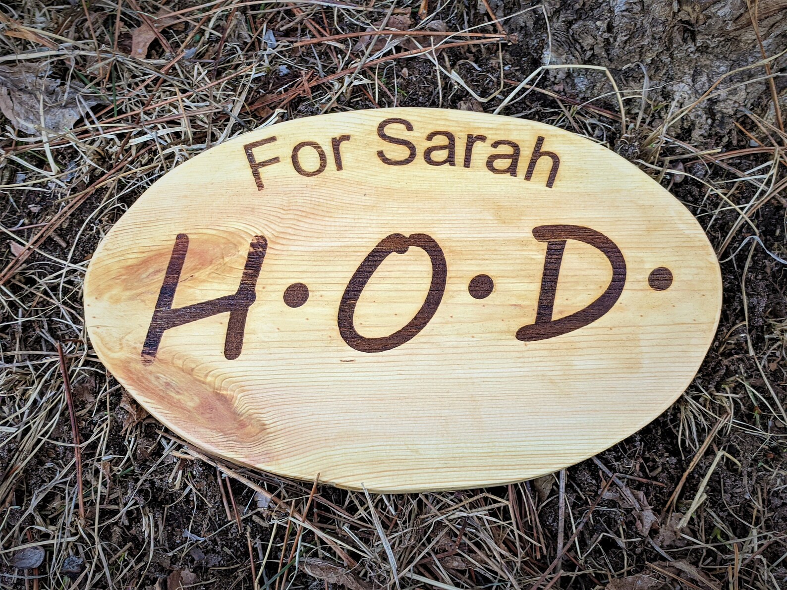 Wood Sign-oval Sign-custom Oval Sign-finished Wood - Etsy