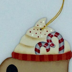 Santa and Mrs Coffee Mug Christmas Ornament, Original Design by Lisbeth ...