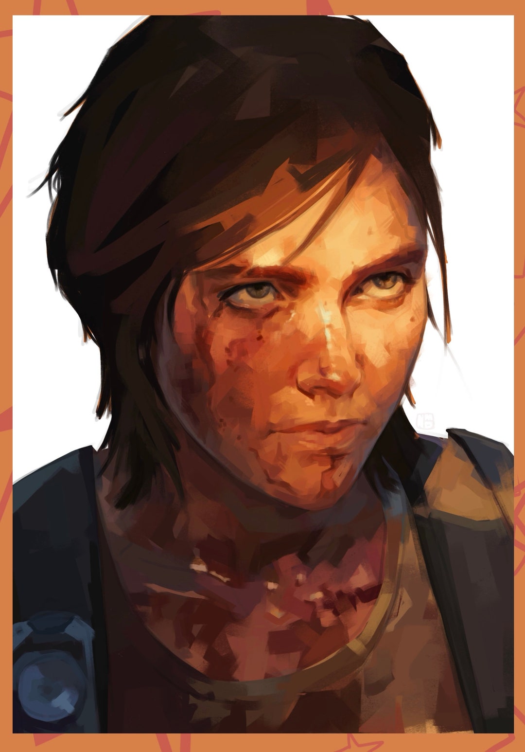 Santa Barbara Ellie Williams A5 Art Print - Etsy