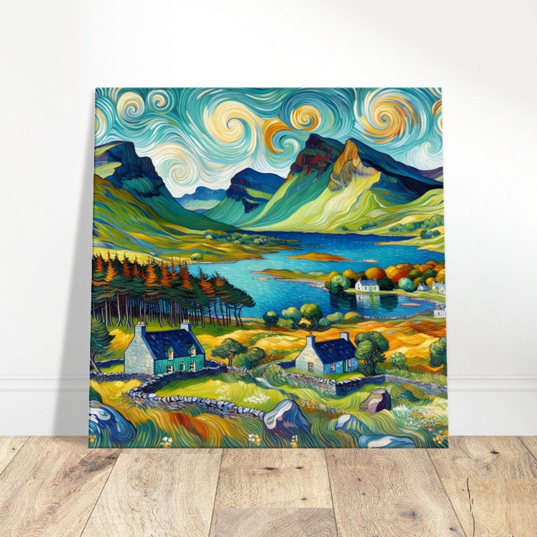 Donegal Coastal Dreams Oil Painting Canvas Print Impressionism Living ...
